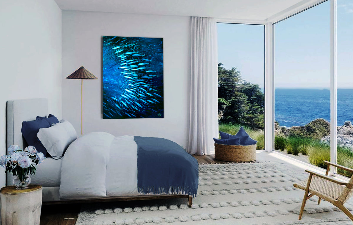 Fish In Deep Blue – David Clare Art