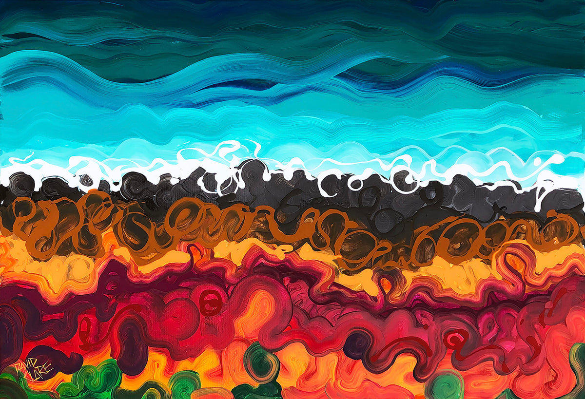 Rocky Coast – David Clare Art